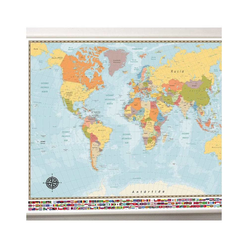 Mapas en lona